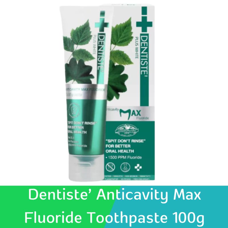 Dentiste’ Anticavity Max Fluoride Toothpaste 100g.ยาสีฟัน เดนทิสเต้ ...
