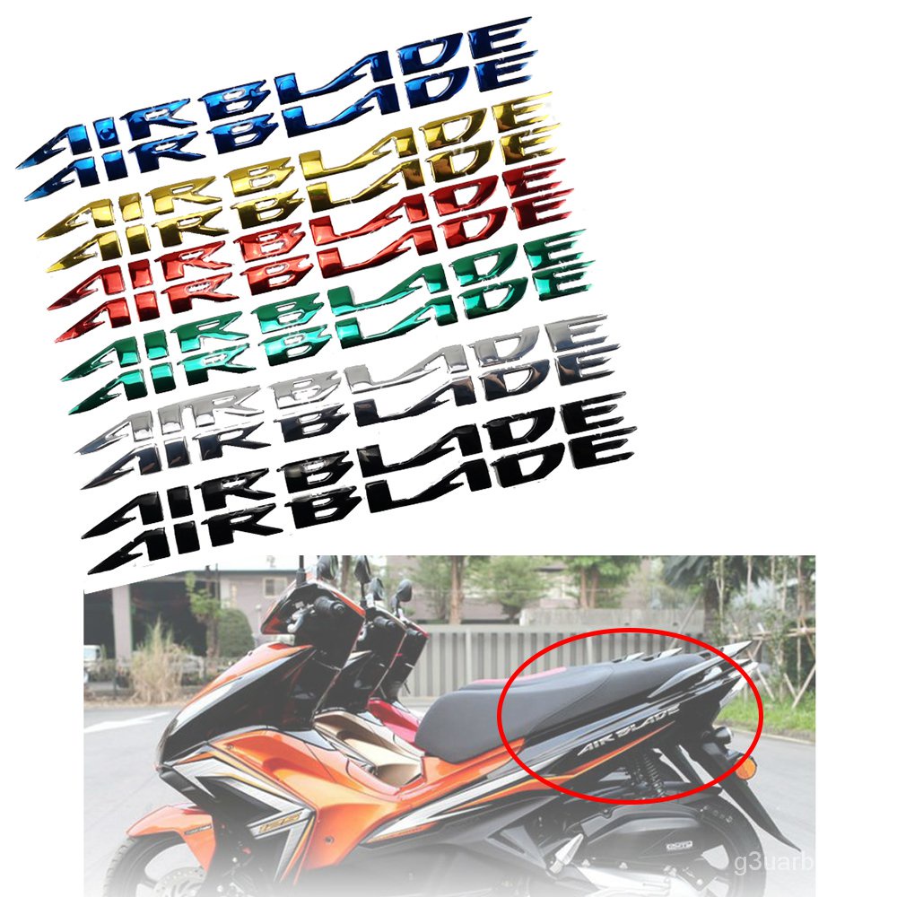 ⚠️Motorcycle 3D Emblem Badge Decal Tank Wheel Air Blade Sticker For ...