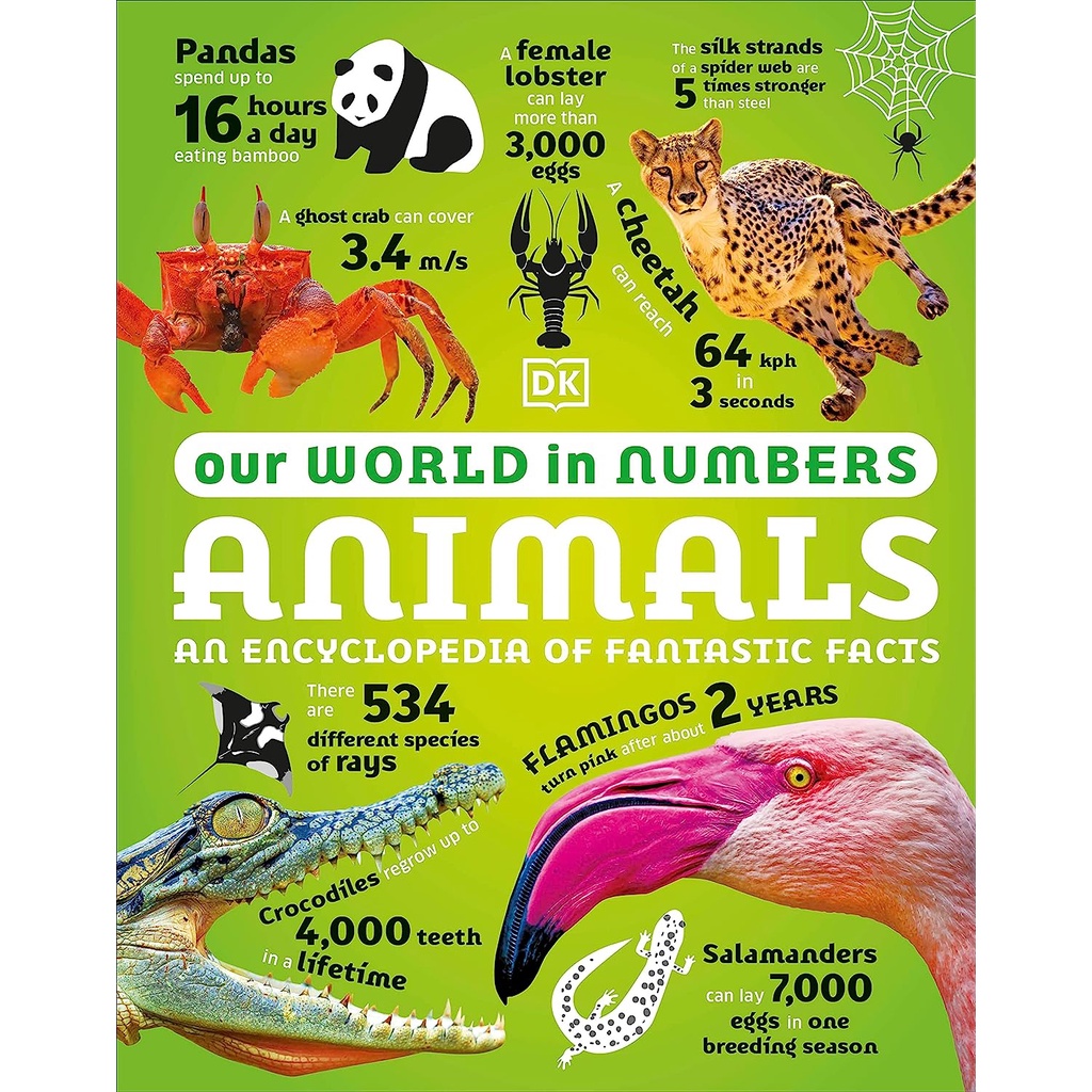 Asia Books หนังสือภาษาอังกฤษ OUR WORLD IN NUMBERS ANIMALS: AN ...
