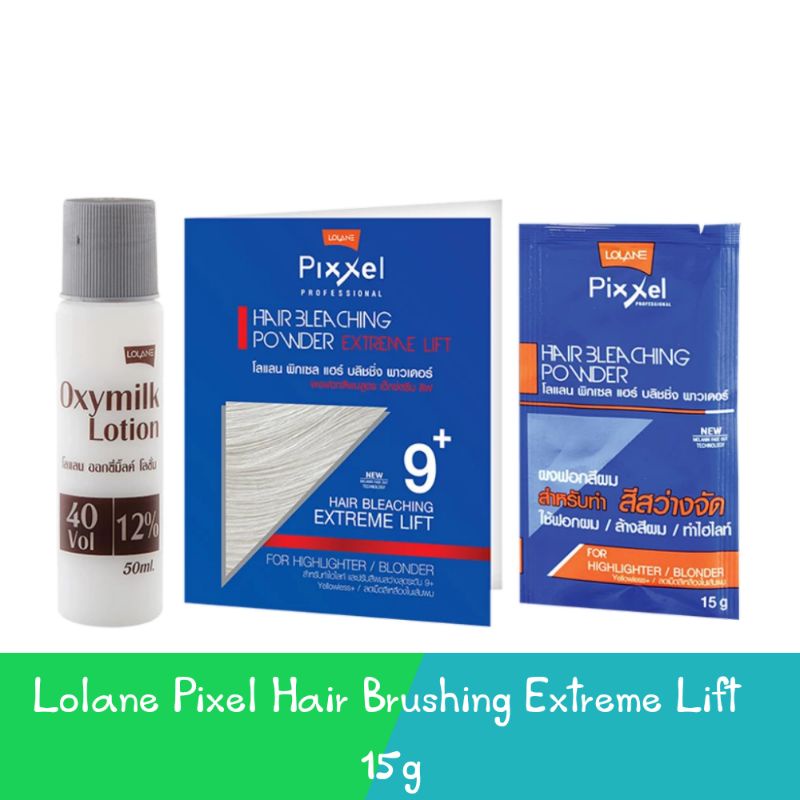 Lolane Pixel Hair Brushing Extreme Lift 15g. โลแลน พิกเซล แฮร์ บลิชชิ่ง ...