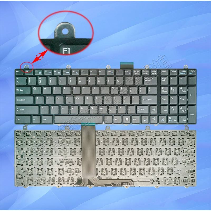 คีย์บอร์ดโน้ตบุ๊ก MSI MS-16GH 16GF 16GD 16F4 16GC 1763 1762 1757 1759 ...