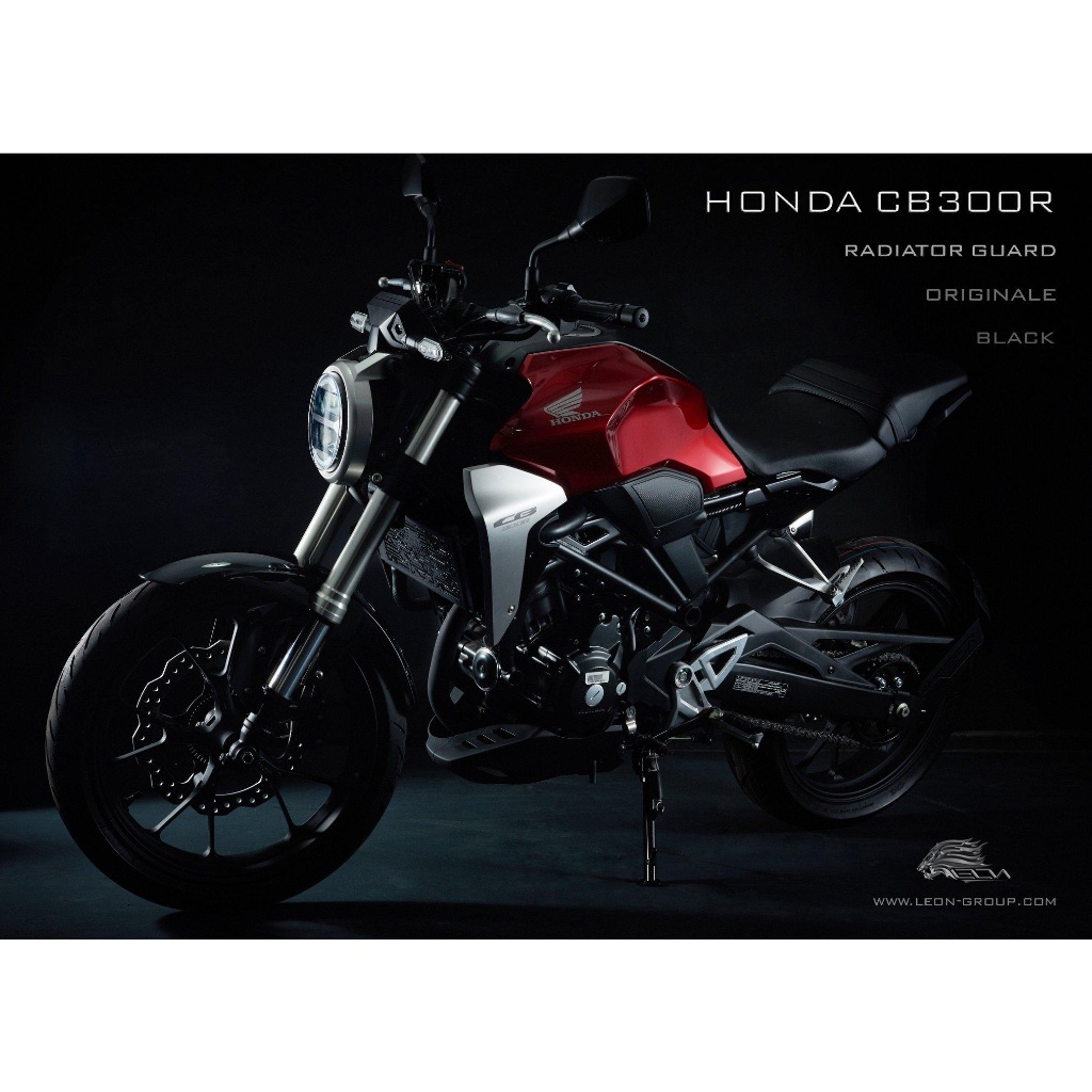 Leon การ์ดหม้อน้ำ รุ่น Originale สำหรับ HONDA CB300R 2018 BLACK ...