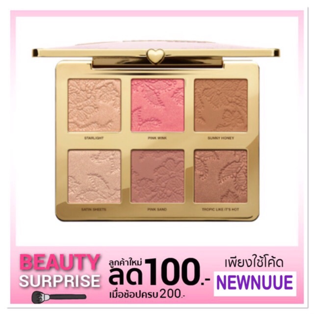 Too Faced Natural Face Palette contient | Shopee Thailand