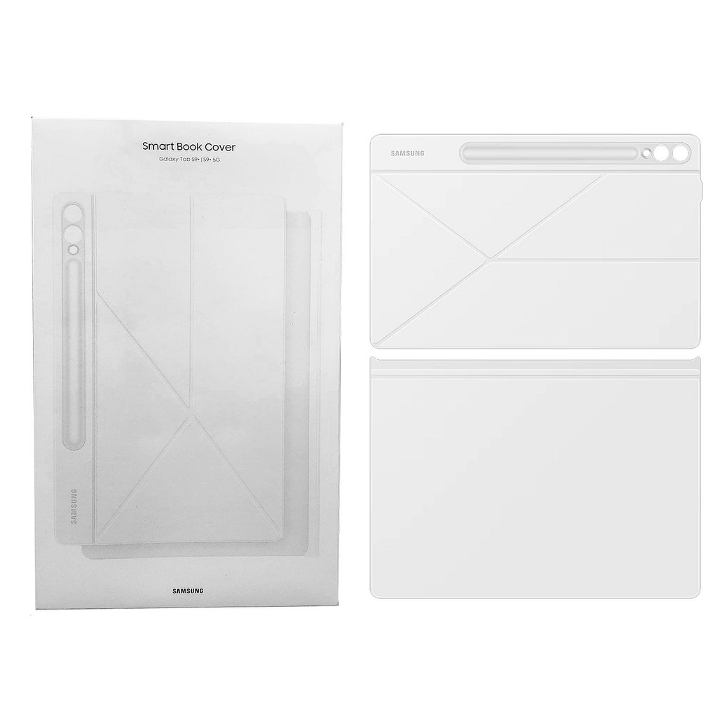 Samsung Official Galaxy Tab S9 S9fe Smart Book Cover White Ef