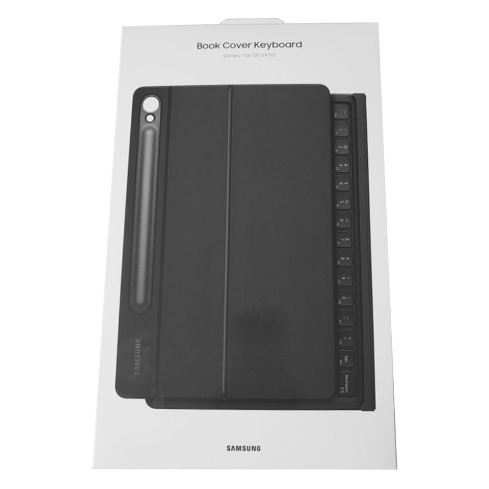 Samsung Official Galaxy Tab S9 / S9 FE Book Cover Keyboard (US Layout ...