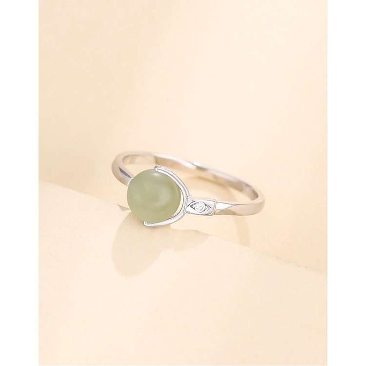 แหวนเงิน S925 ชุบทอง 18K ประดับลูกปัดไข่มุก สีเหลืองอําพัน diy | Shopee Thailand