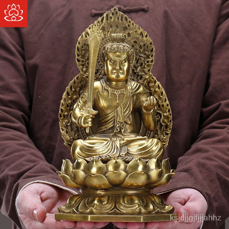 เครื่องประดับพระพุทธรูปทองแดงบริสุทธิ์ Fudo Mingwang HXHL | Shopee Thailand