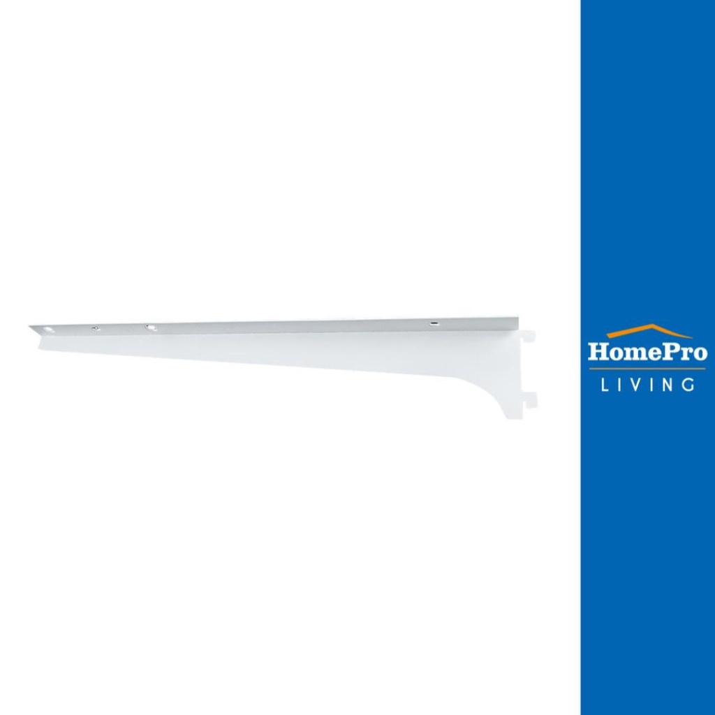 HomePro แขนรับชั้นเหล็กเดี่ยว FLEXI 40 ซม. สีขาว (L,R) แบรนด์ STACKO | Shopee Thailand