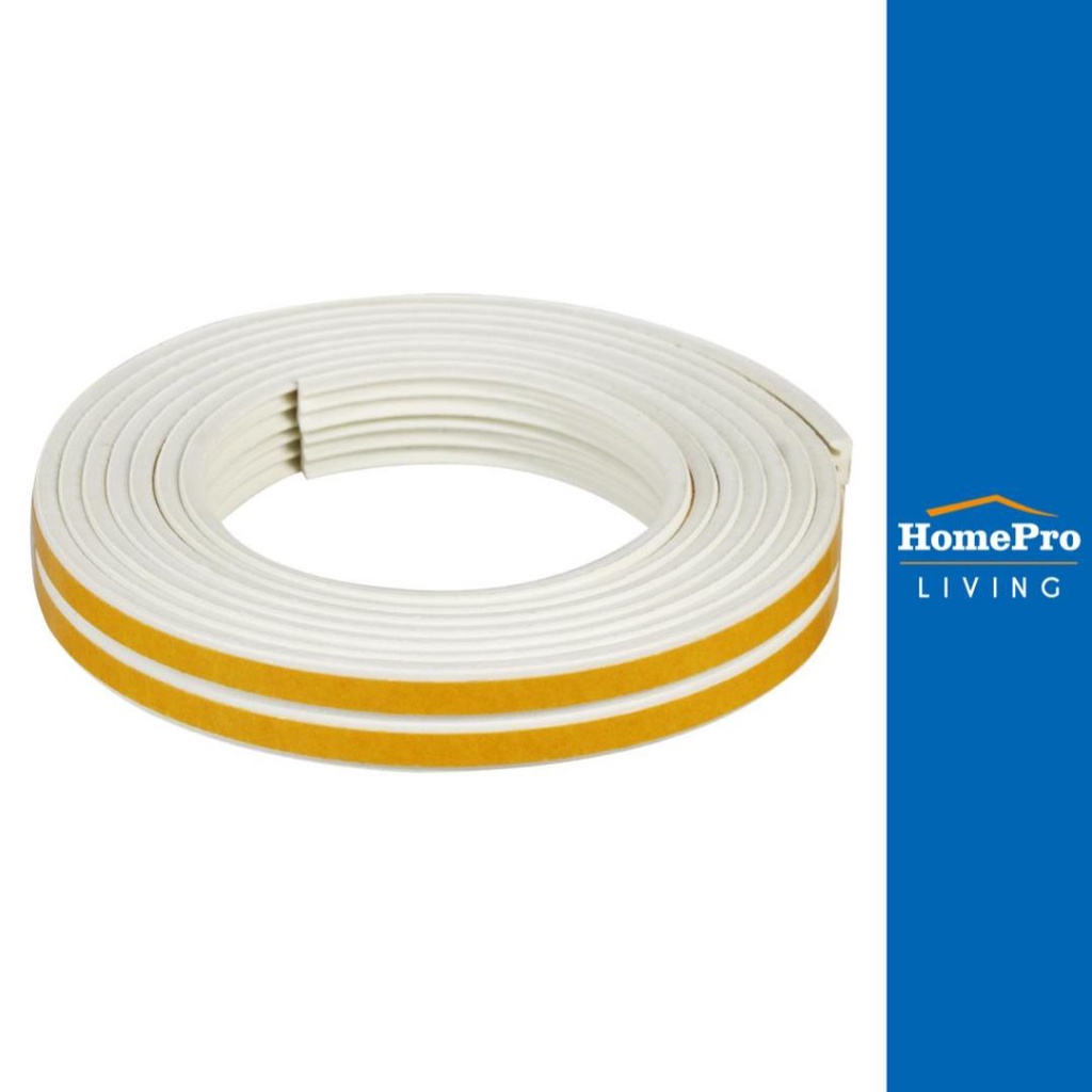 HomePro ซีลยางประตู FITT E-PROFILE 4X9 MM 5ม. สีขาว แบรนด์ DEXZON | Shopee Thailand