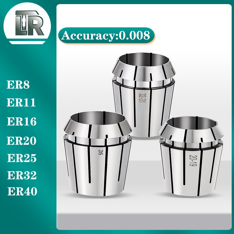 คอลเล็ตเครื่องแกะสลัก CNC ER8 ER11 ER16 ER20 ER25 er32 ER40 ER11-8 Er | Shopee Thailand