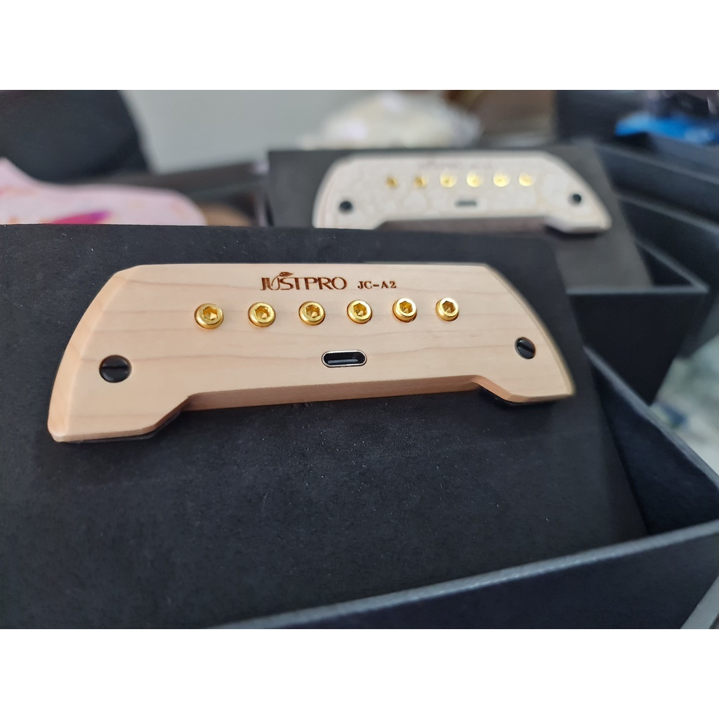 ปิ๊กอัพกีตาร์โปร่ง คอนแท็คกีตาร์ justpro acoustic pickup JC_A2 | Shopee Thailand