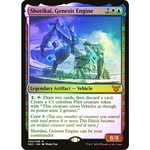 [MTG] Shorikai, Genesis Engine [NEC] [MULTI] [ARTIFACT] [RARE] [FOIL ...