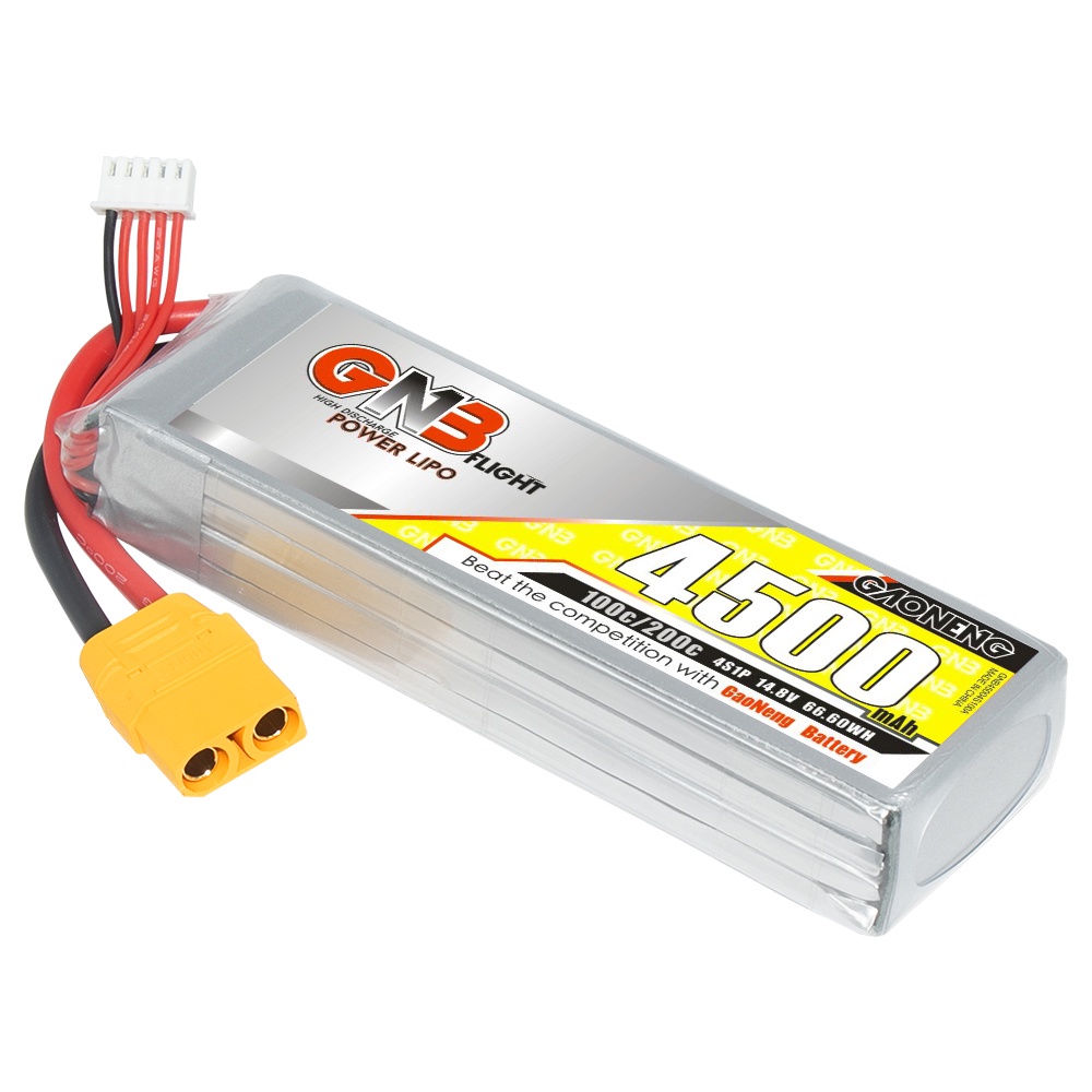 GAONENG GNB 4500mah 4S 14.8V 100C 200C XT90 RC LiPo Battery for Car ...