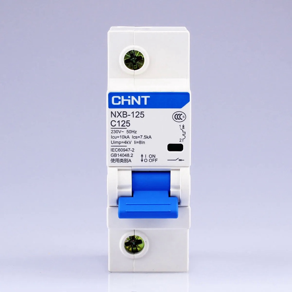 CHNT CHINT NXB-125 1P 63A 80A 100A 125A 230V 220V 50HZ Miniature Circuit Breaker MCB ใหม่ ...