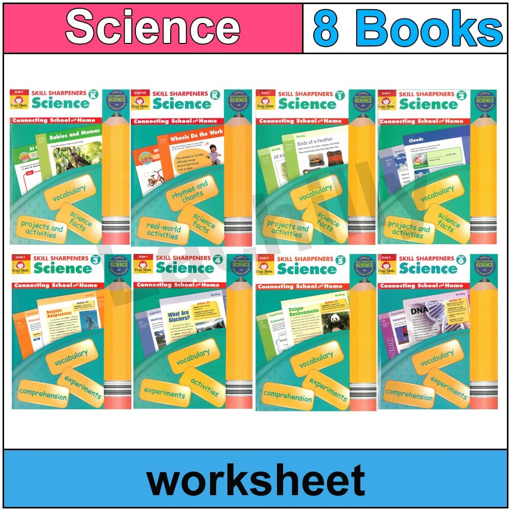 01k Skill Sharpeners Science Vocabulary Projects and Activities Science ...