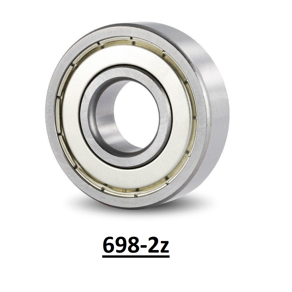 698 ZZ ตลับลูกปืนเม็ดกลมล้องลึก ฝาปิด เหล็ก 698ZZ (8mm x 19mm x 6mm ...