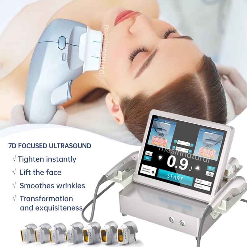 Portable HIFU 7D face machine High-Energy Focused Ultra Face Lift Anti-Wrinkle Body Slimming ...