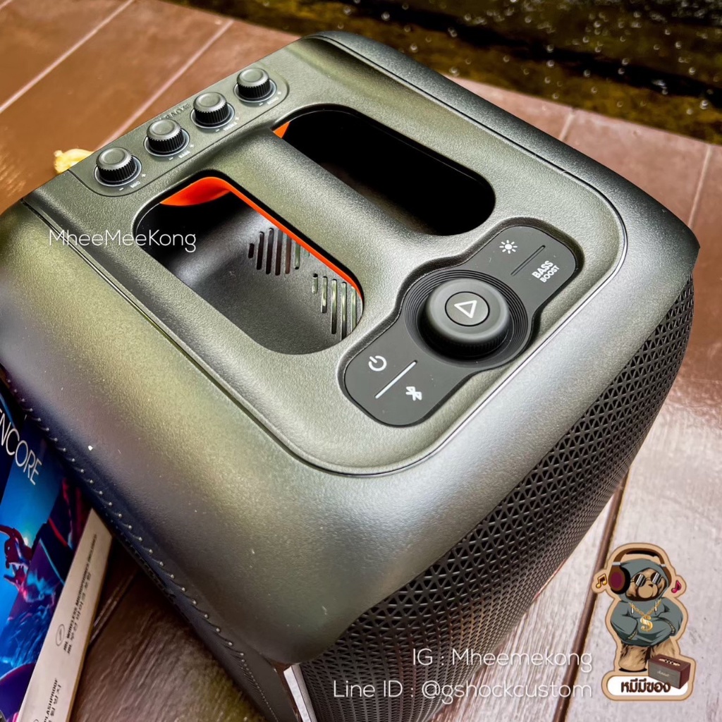 ลำโพงJBL Speaker Party Box Encore 2 Microphone Black True Wireless ...