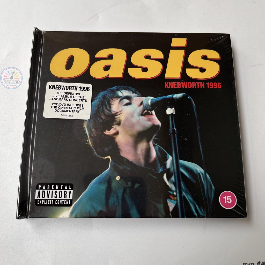 Oasis Knebworth 1996 2CD+DVD Rock Live Hardcover Record Album [Sealed ...