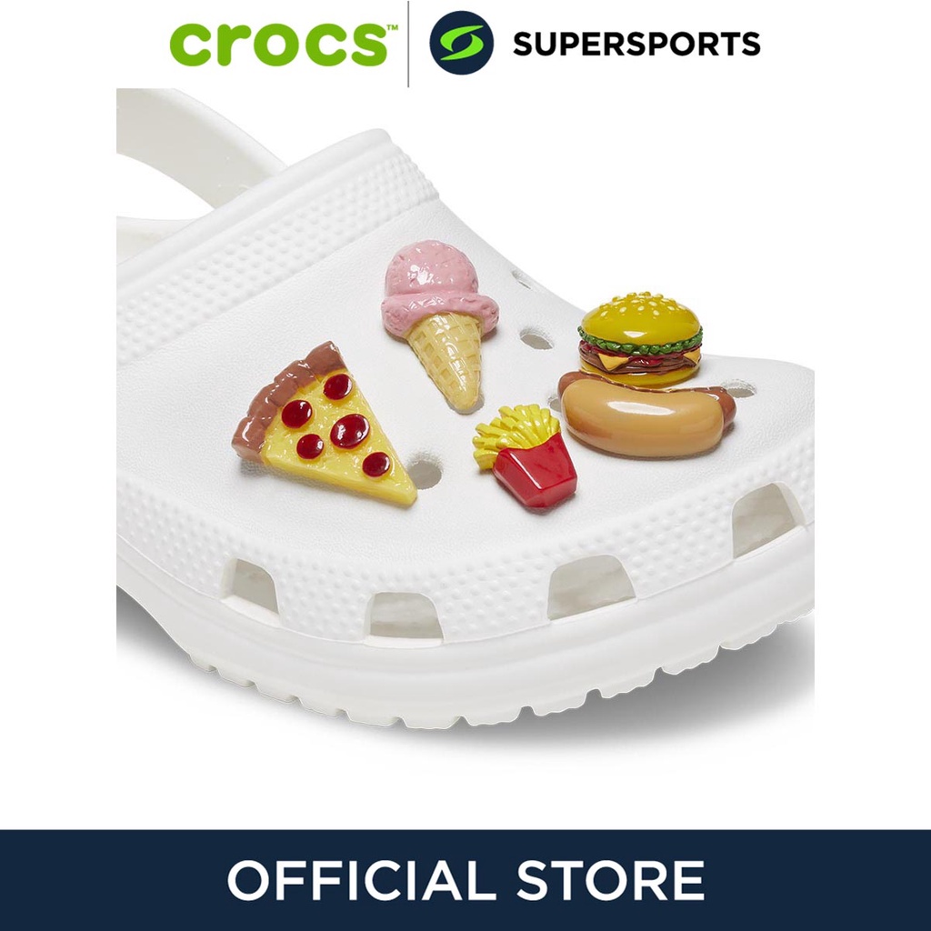 CROCS Jibbitz Mini 3D Food 5-Pack ตัวติดรองเท้า | Shopee Thailand