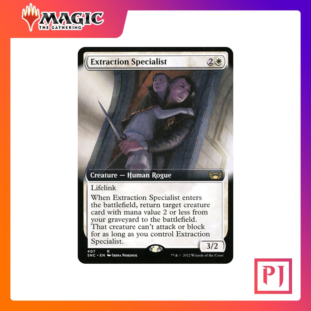 [MTG] Extraction Specialist (Extended Art) [SNC] [WHITE] [RARE] [NORMAL ...