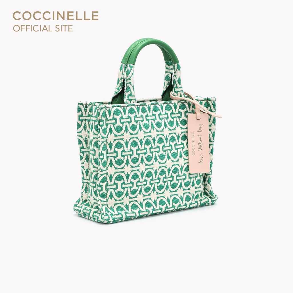 COCCINELLE กระเป๋าถือผู้หญิง รุ่น NEVER WITHOUT BAG MONOGRAM HANDBAG ...