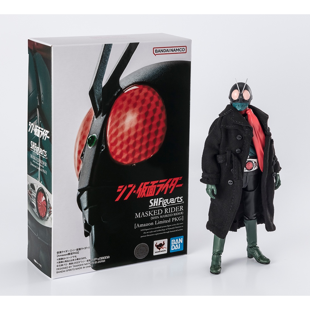 S.H.Figuarts Kamen Rider (Shin Mask Rider) [Amazon Exclusive PKG] (Shin ...