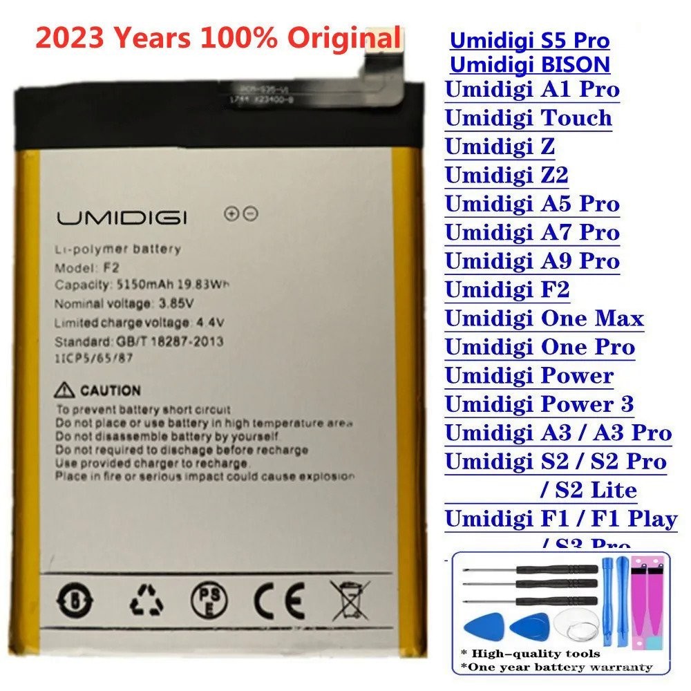 ใหม่แบตเตอรี่เดิมสำหรับ UMI Umidigi F1เล่น F2 A9 A7 A5 S5/A1 Pro Z2 Z ...