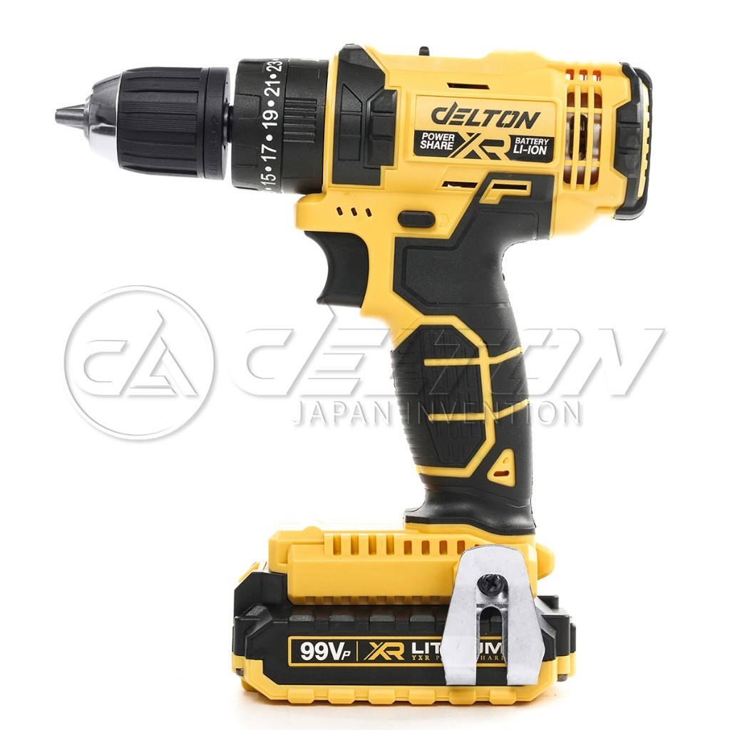 DELTON สว่านไร้สาย 3 ระบบ 99V/199V YXR Series รุ่น DCD-99VP ใช้งานร่วมกับ แบตเตอรี่ Power Share ...