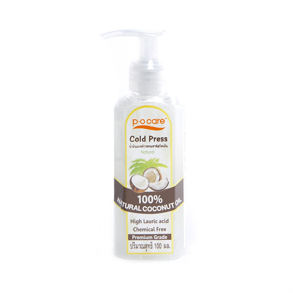 พีโอแคร์ น้ำมันมะพร้าวสกัดเย็น 100 มล./ PO CARE VIRGIN COCONUT OIL 100 ML. | Shopee Thailand