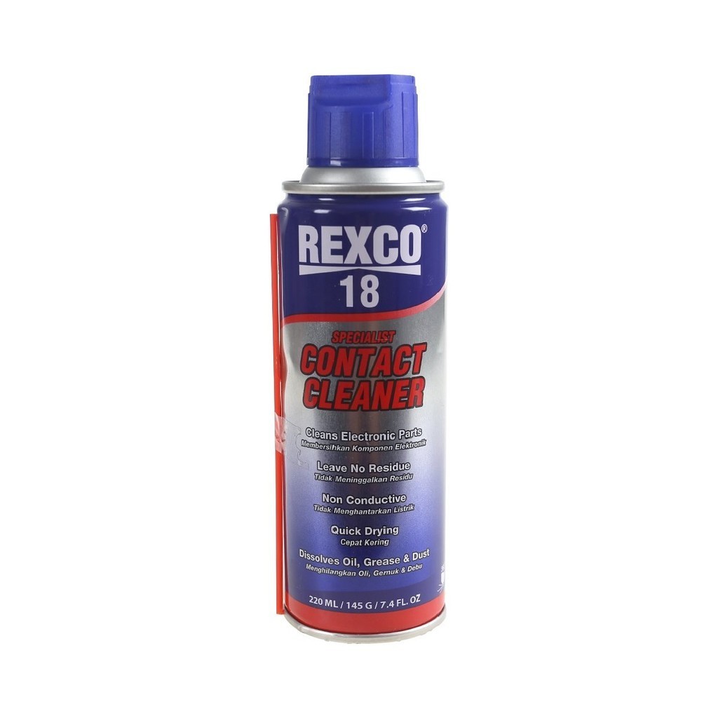 สเปรย์ทำความสะอาดหน้าสัมผัสอิเล็คทรอนิก Contact Cleaner 18-220ml. REXCO ...