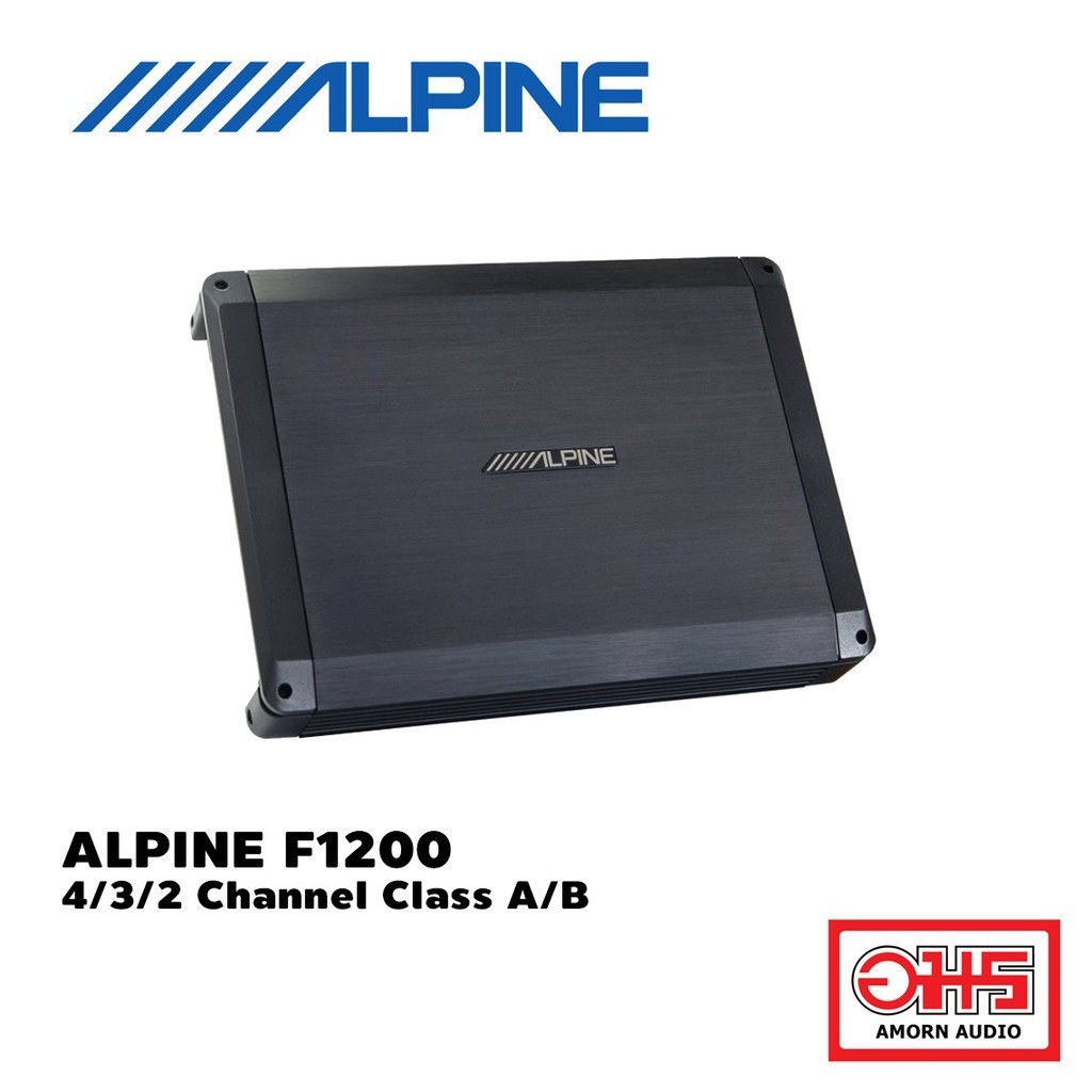 Alpine BBX-F1200 BBX Series 1200 วัตต์ 4/3/2 Channel Class A/B เพาเวอร์ ...