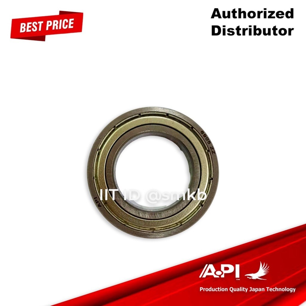 API Brand แบริ่ง ตลับลูกปืนคุณภาพ BALL BEARING 6912 ZZ ปิดเหล็ก 6912 ...