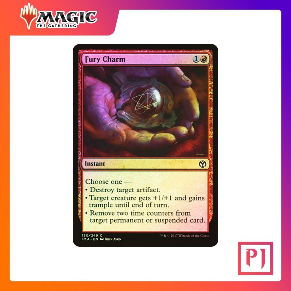 [MTG] Fury Charm [IMA] [RED] [COMMON] [FOIL] [ENG] (การ์ดเมจิค / Magic ...