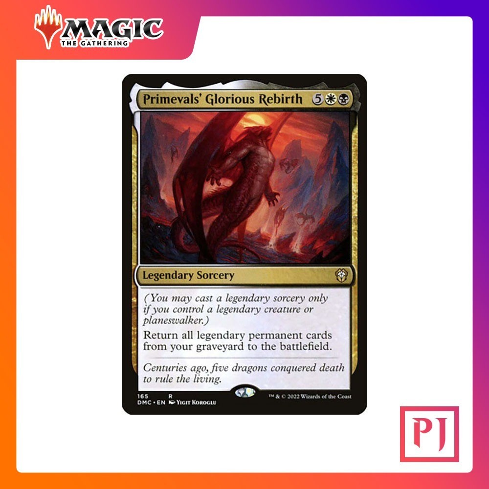 [MTG] Primevals' Glorious Rebirth [DMC] [MULTI] [RARE] [NORMAL] [ENG] (การ์ดเมจิค / Magic the ...