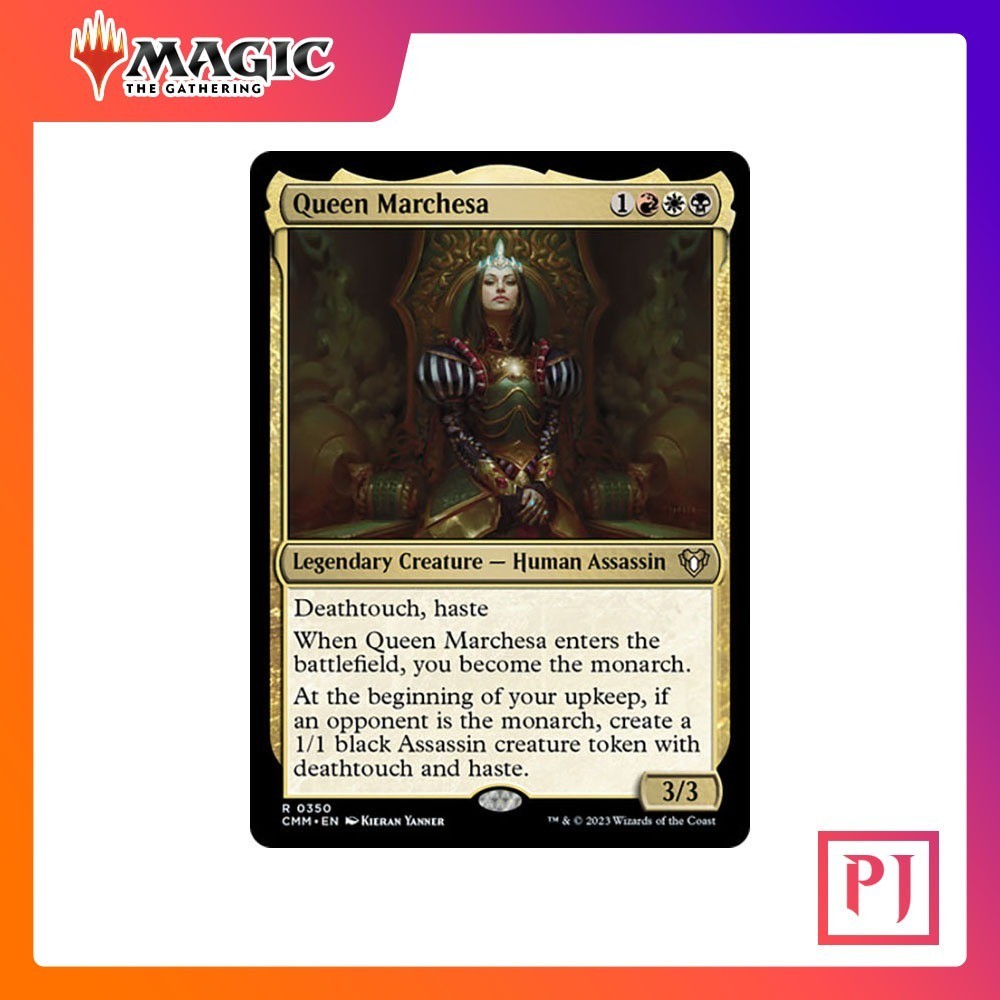 [MTG] Queen Marchesa [CMM] [MULTI] [RARE] [NORMAL] [ENG] (การ์ดเมจิค ...