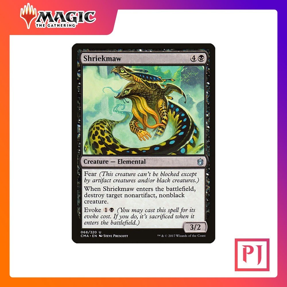 [MTG] Shriekmaw [CMA] [BLACK] [UNCOM] [NORMAL] [ENG] (การ์ดเมจิค ...