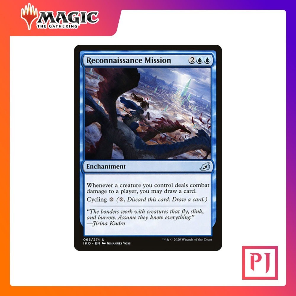[MTG] Reconnaissance Mission [IKO] [BLUE] [UNCOM] [NORMAL] [ENG] (การ์ด ...