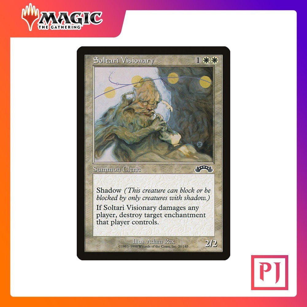 [MTG] Soltari Visionary [EXO] [WHITE] [UNCOM] [NORMAL] [ENG] (การ์ดเม ...
