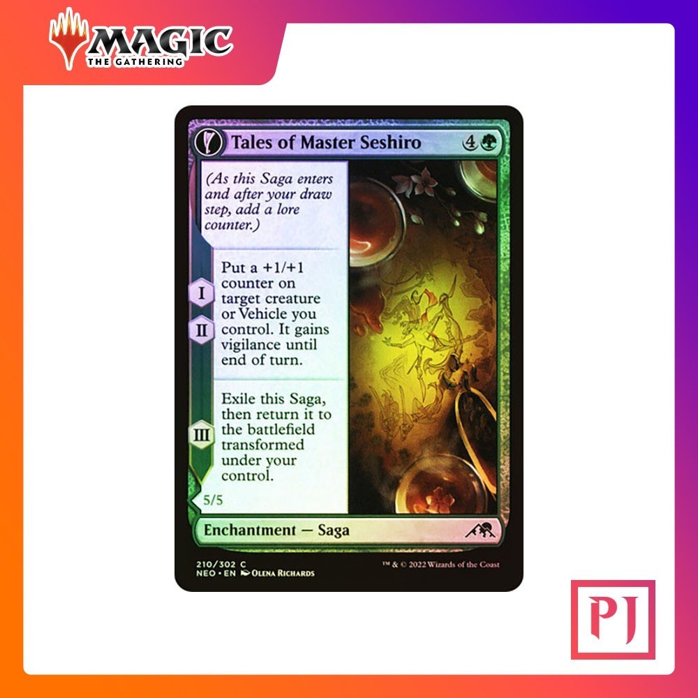 [MTG] Tales of Master Seshiro [NEO] [GREEN] [COMMON] [FOIL] [ENG ...