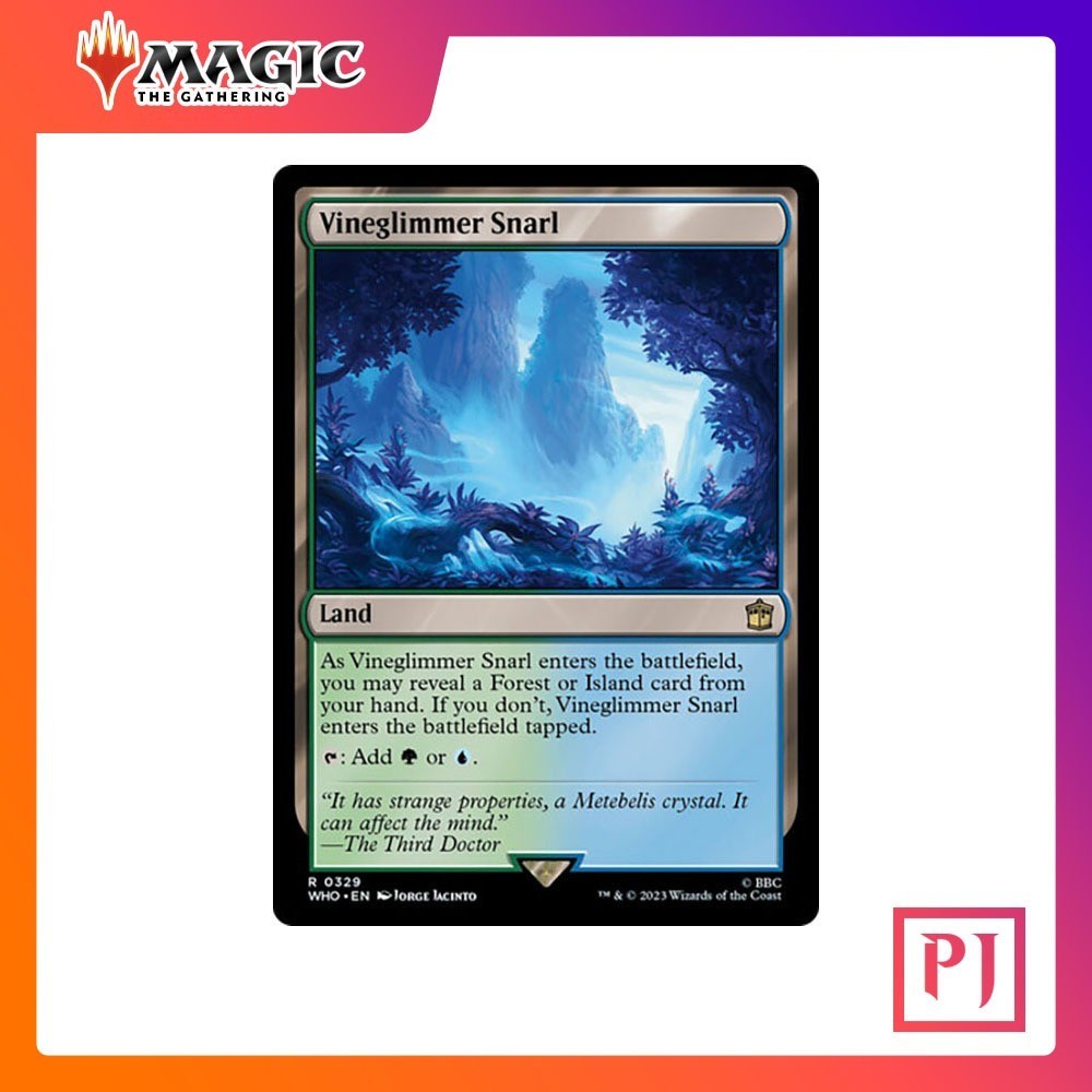 [MTG] Vineglimmer Snarl [WHO] [LAND] [RARE] [NORMAL] [ENG] (การ์ดเมจิค ...