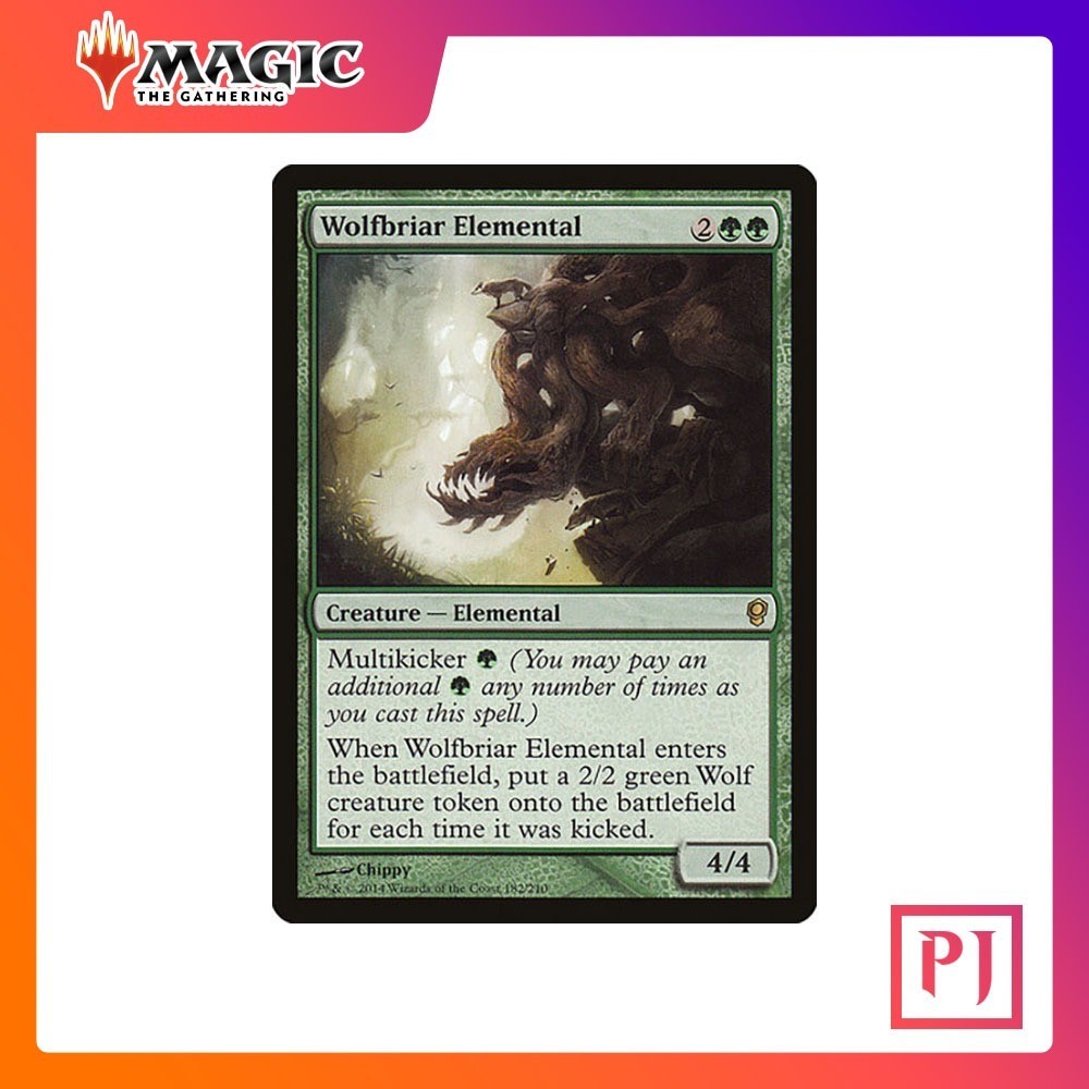 [MTG] Wolfbriar Elemental [CNS] [GREEN] [RARE] [NORMAL] [ENG] (การ์ดเมจิค / Magic the Gathering ...
