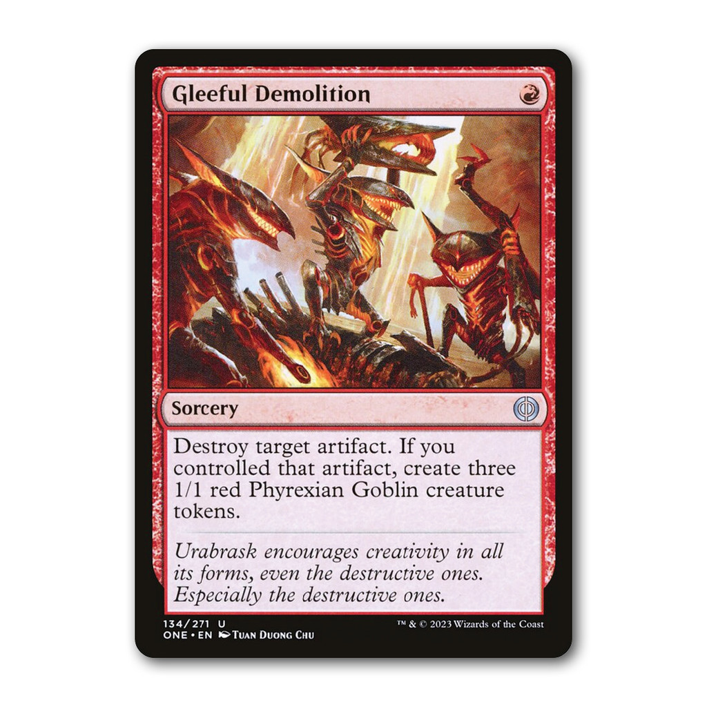 [MTG] Gleeful Demolition [ONE] [Red] [Uncom] [Normal] [ENG] [2023 ...