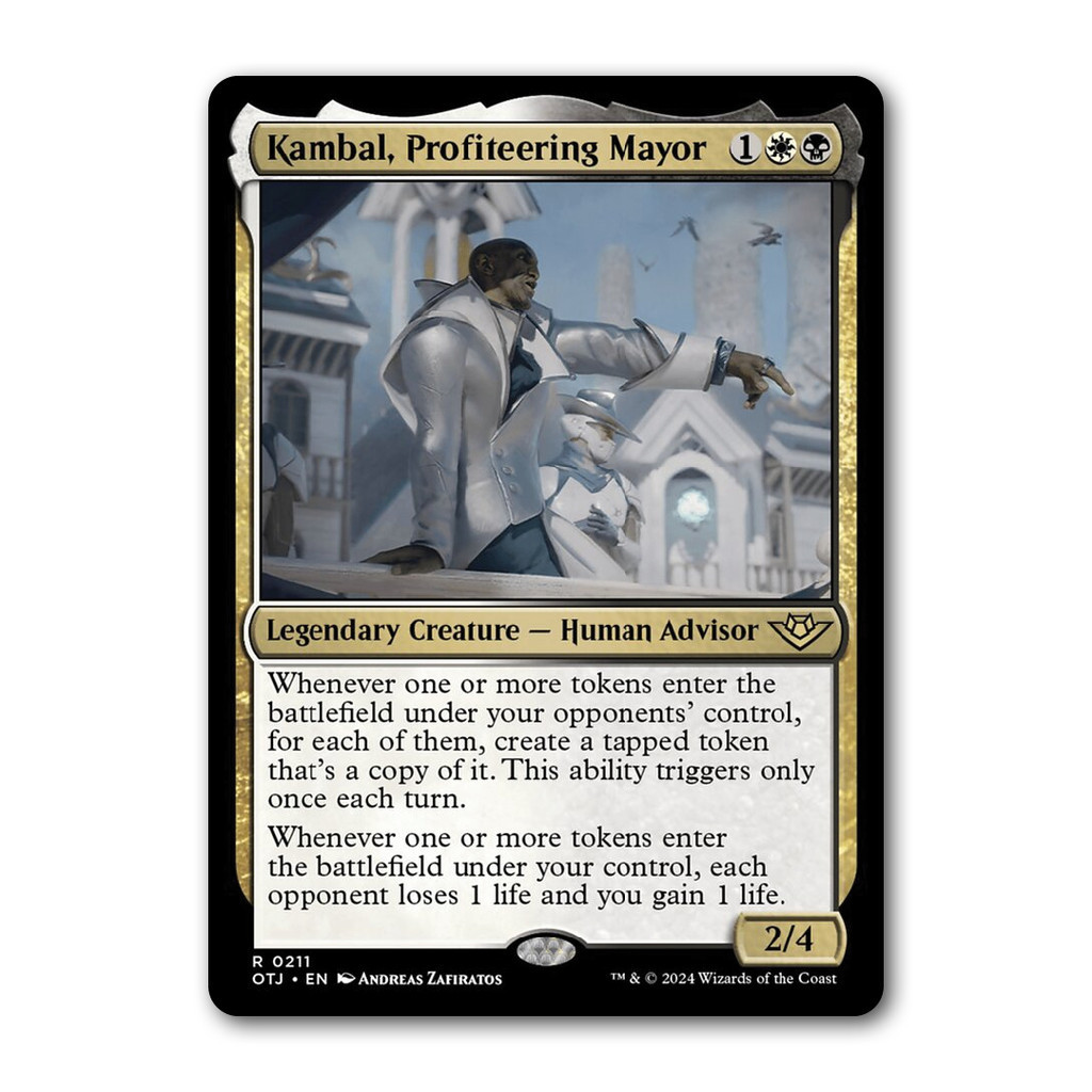 [MTG] Kambal, Profiteering Mayor [OTJ] [Multi] [Rare] [Normal] [ENG ...
