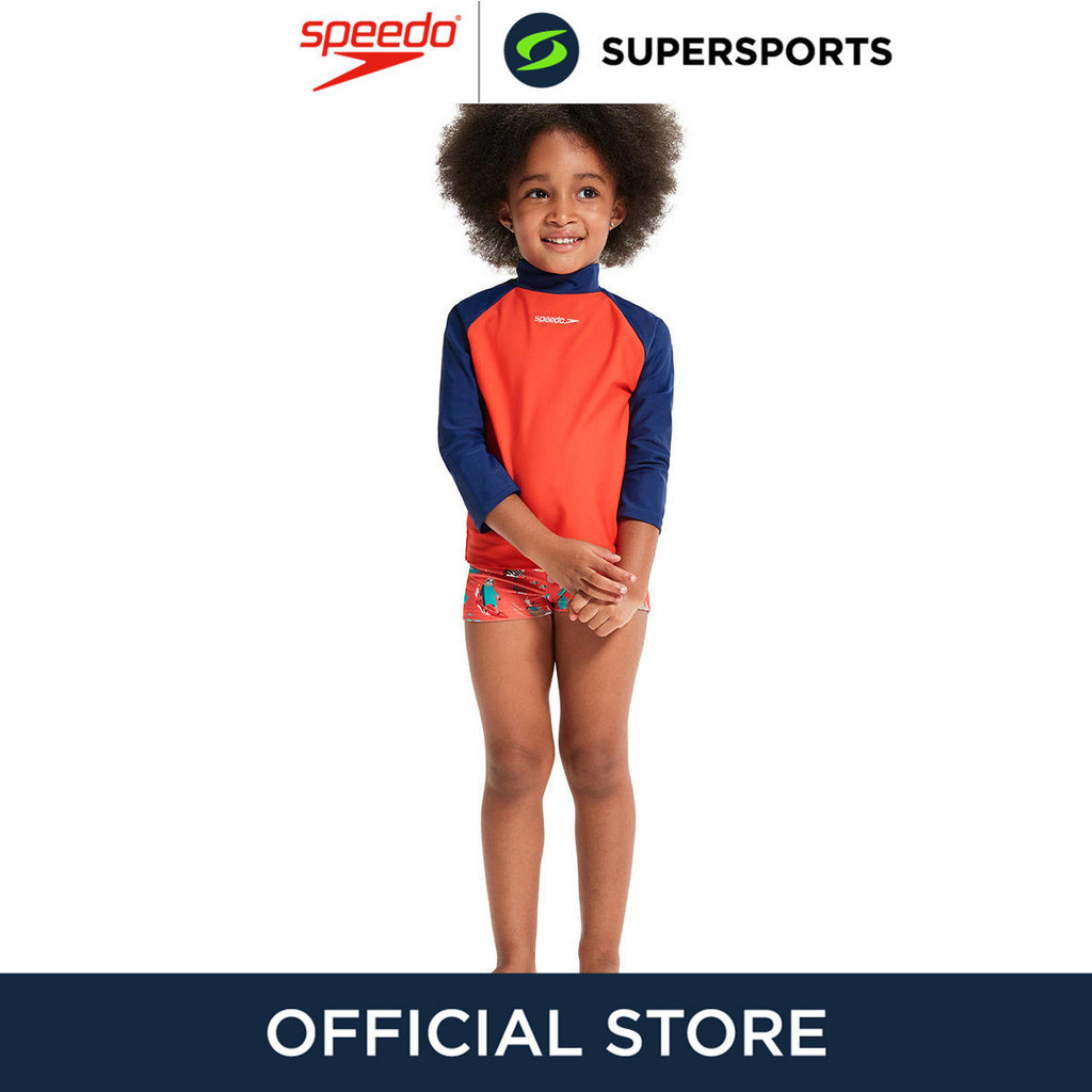 SPEEDO Learn To Swim Essential เสื้อรัชการ์ดเด็กผู้หญิง | Shopee Thailand