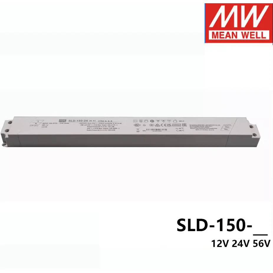 หมายถึงแหล่งจ่ายไฟที่ดี SLD-150-12 SLD-150-24 150W แถบบางเฉียบนำหม้อแปลงแถบเชิงเส้น | Shopee ...