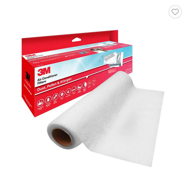 3M 9808 แผ่นดักจับสิ่งแปลกปลอมในอากาศ เอซี ฟิลเตอร์, สีขาว ชนิดม้วนและชนิดแผ่น | Shopee Thailand