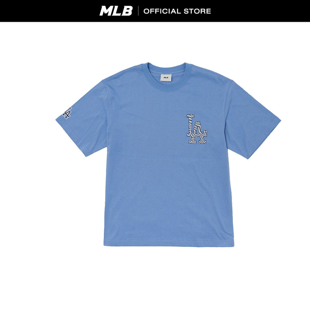 MLB เสื้อยืด Unisex รุ่น 3ATSO0233 07CBL - สีฟ้าอ่อน | Shopee Thailand