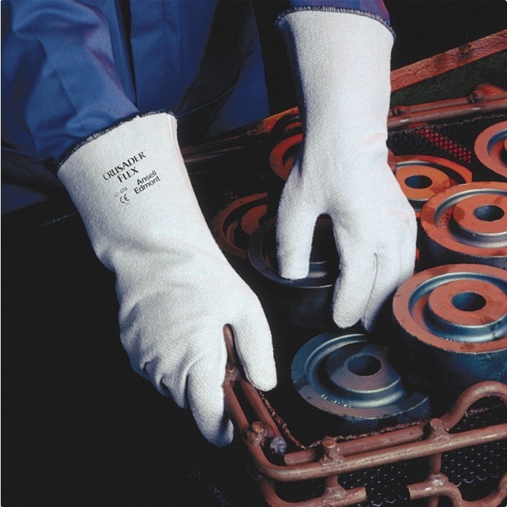 ถุงมือป้องกันความร้อน Ansell รุ่น CRUSADER FLEX 42-474 | Shopee Thailand