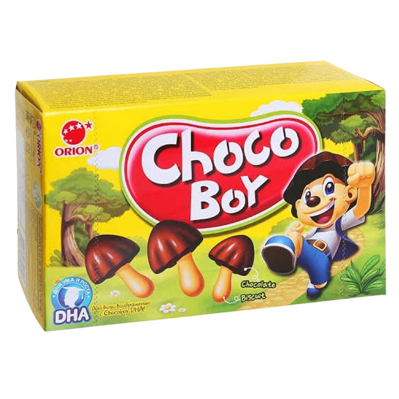 โอริออน ช็อคโกบอย บิสกิตรสช็อกโกแลต 50 ก. / ORION Choco Boy Chocolate Biscuit 50 g | Shopee Thailand